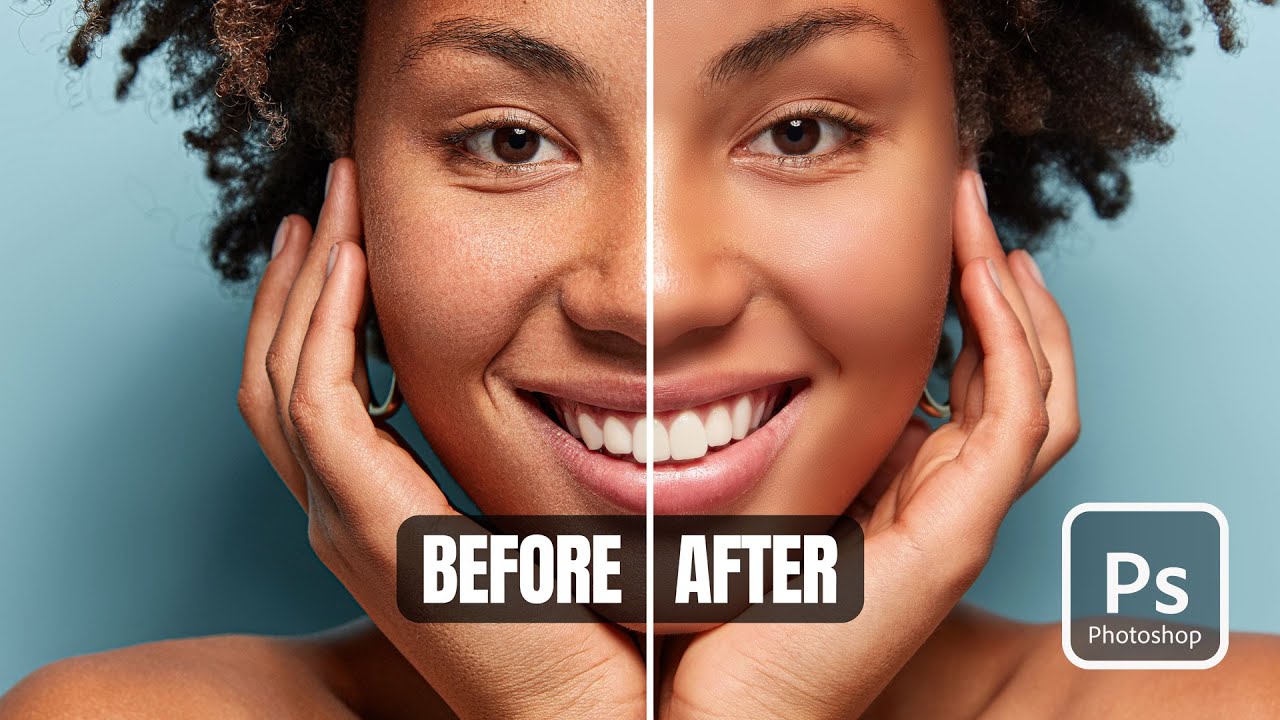 How to Quickly Smooth Skin in Photoshop - YouTube