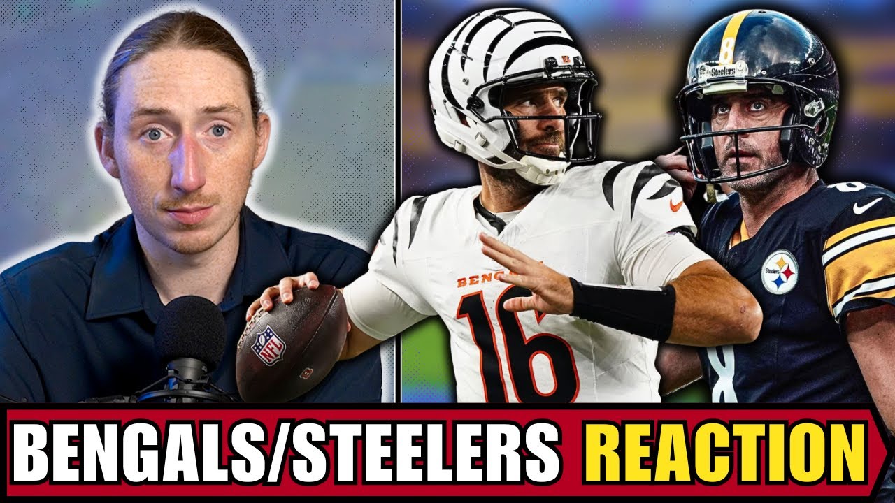 Bengals STUN the Steelers! | Thursday Night Football Reaction! - YouTube