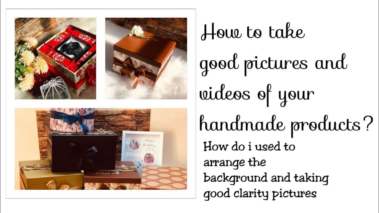 How to take good pictures of your handmade products | photography ideas ...