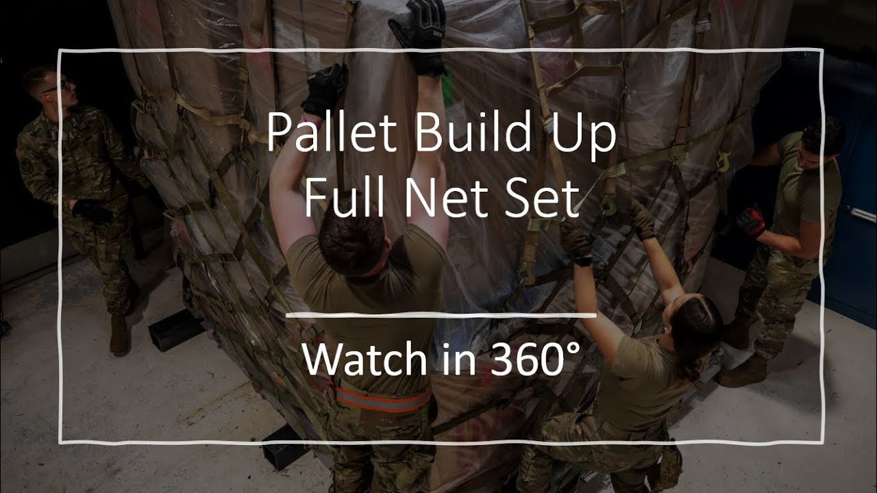 USAF Cargo Pallet Buildup - 360 Video Experience - YouTube
