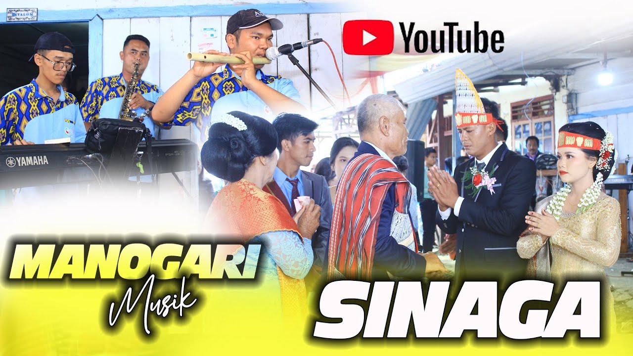 SINAGA DIHUTA SIGALINGGING II MANOGARI MUSIK II adat batak pernikahan ...