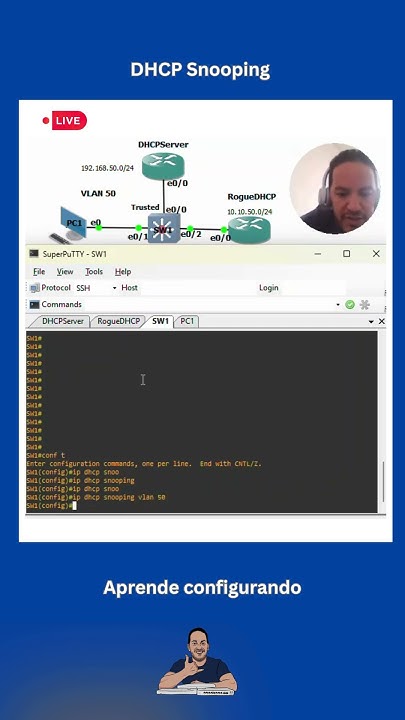 Aprende a Habilitar DHCP Snooping en un Switch Cisco | Tutorial Paso a Paso #ccna #shorts - YouTube