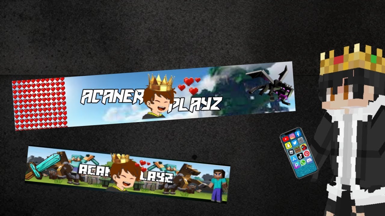 How to make Minecraft YT banner Like PRO🔥|EP-1 - YouTube