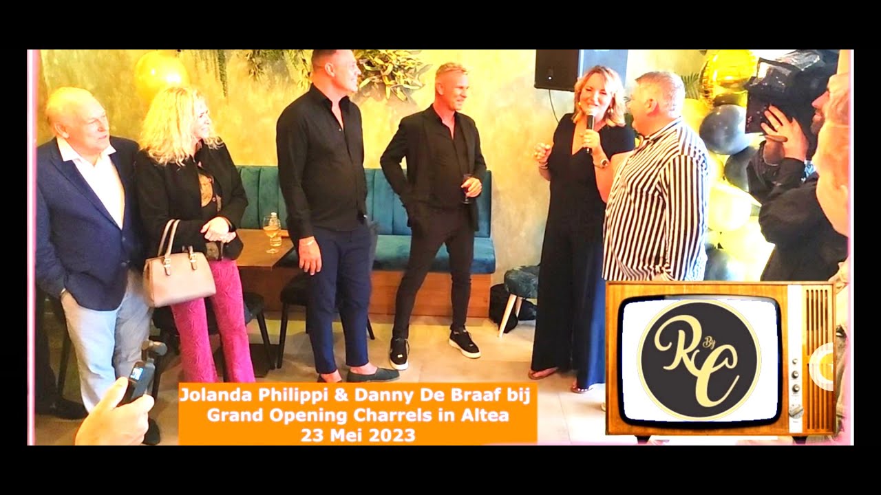 Jolanda Philippi met Danny De Braaf bij de opening van Charrels in ...