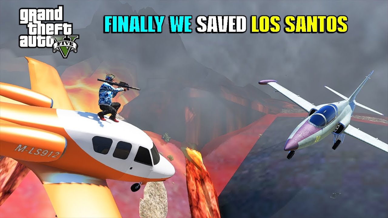 GTA 5 webseries | SAVED THE CITY FROM VOLCANO | WEB SERIES മലയാളം | GTA ...