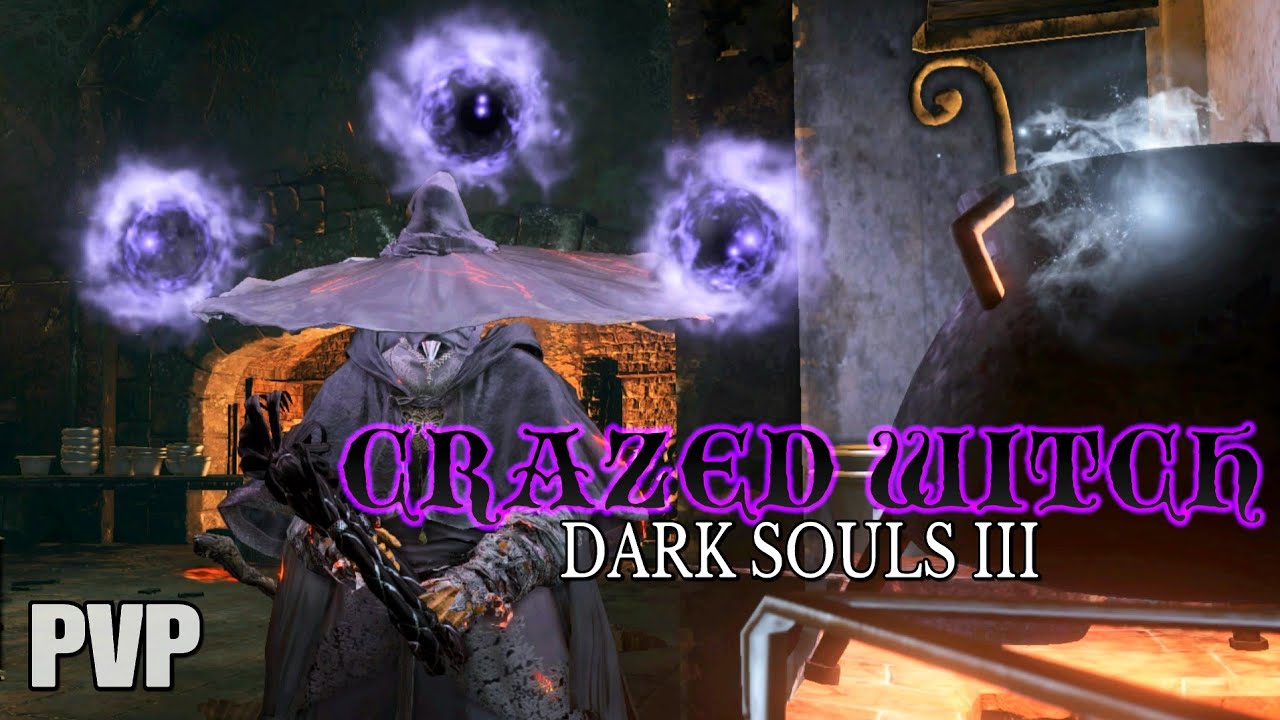 DS3 Witch's Locks PVP Build 'Crazed Witch'🧙‍♀️ - YouTube