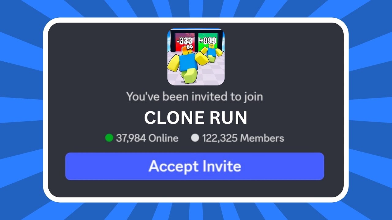 How to Join CLONE RUN Discord Server (Roblox) – PC & Mobile - YouTube
