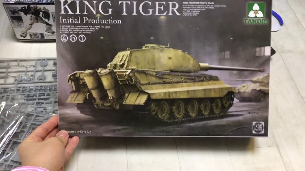 Takom 1/35 Initial King Tiger - YouTube