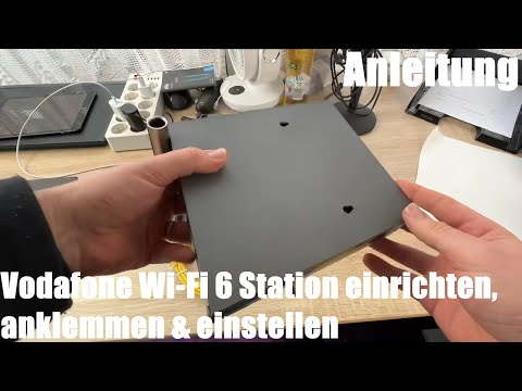 Vodafone Wi-Fi 6 Station einrichten, anklemmen & einstellen Kabelrouter/Kabelmodem Montageanleitung