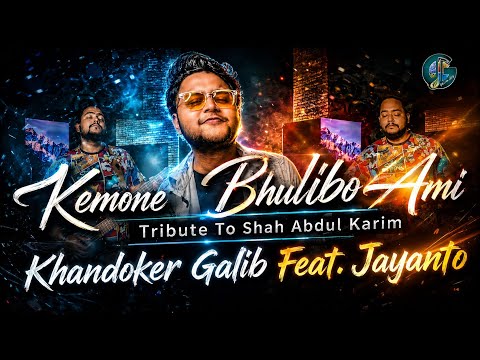 Kemone Bhulibo Ami | Khandoker Galib Feat. Jayanto | Folkish | Original Lyrics | 2021