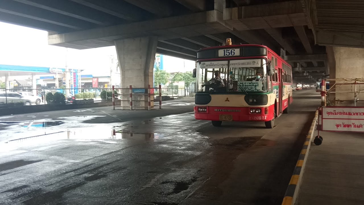 Bus land EP.156.1 รถเมล์ สาย 156 (วนขวา) - YouTube