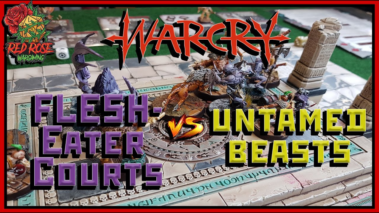 Flesh eating Beasts... WARCRY Battle Report : Flesh-Eater Courts vs ...