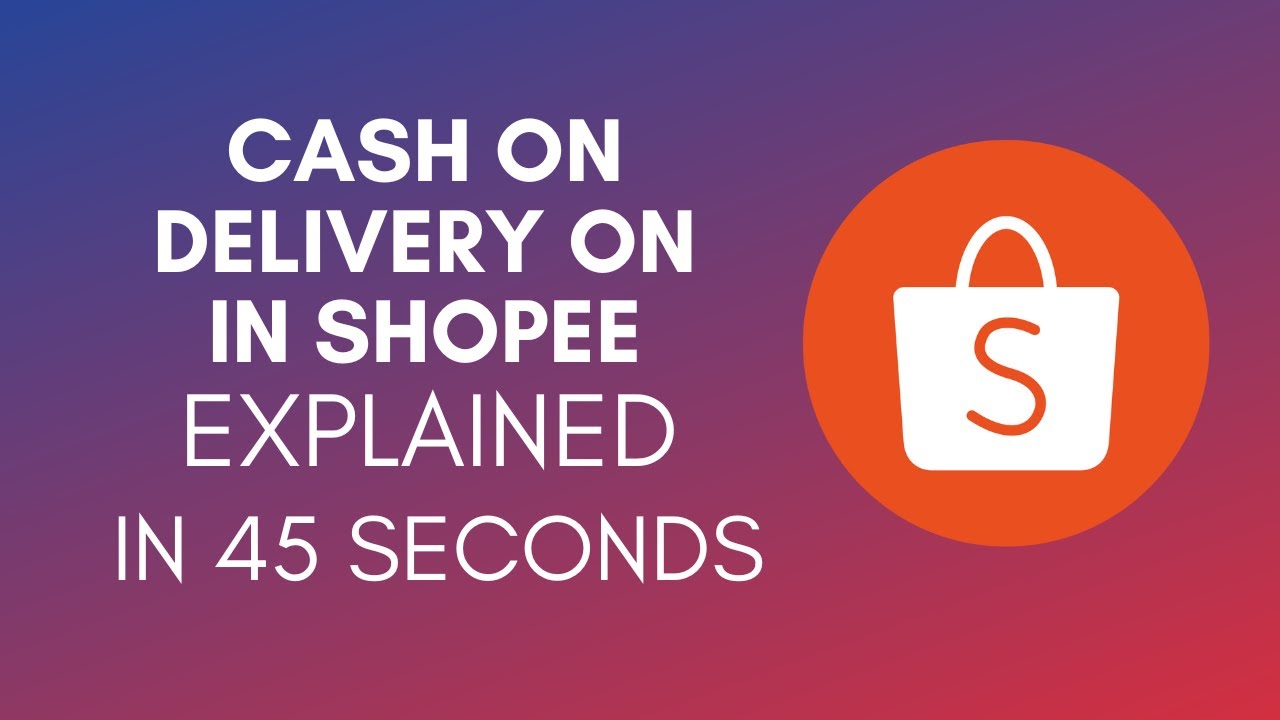 How To Do Cash On Delivery/COD in Shopee (2025) - YouTube