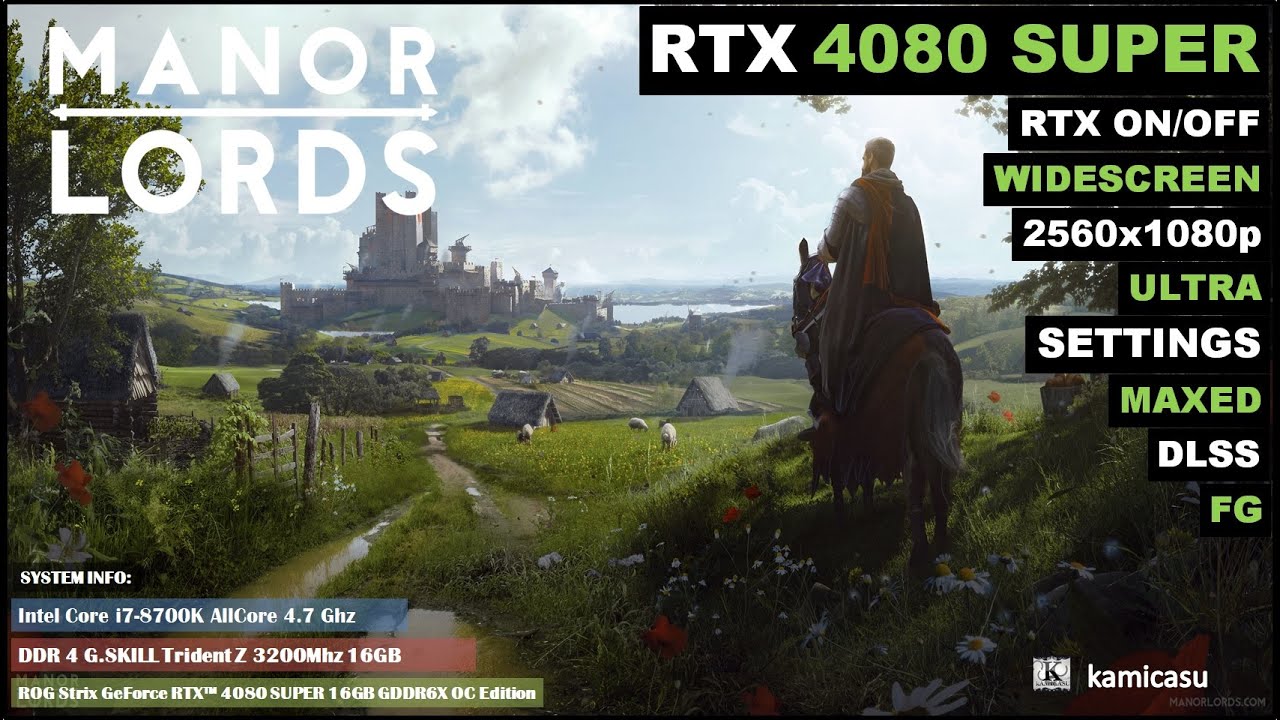 Manor Lords 30Min Gameplay PC RTX 4080 SUPER | i7 8700K 4.7Ghz OC - YouTube