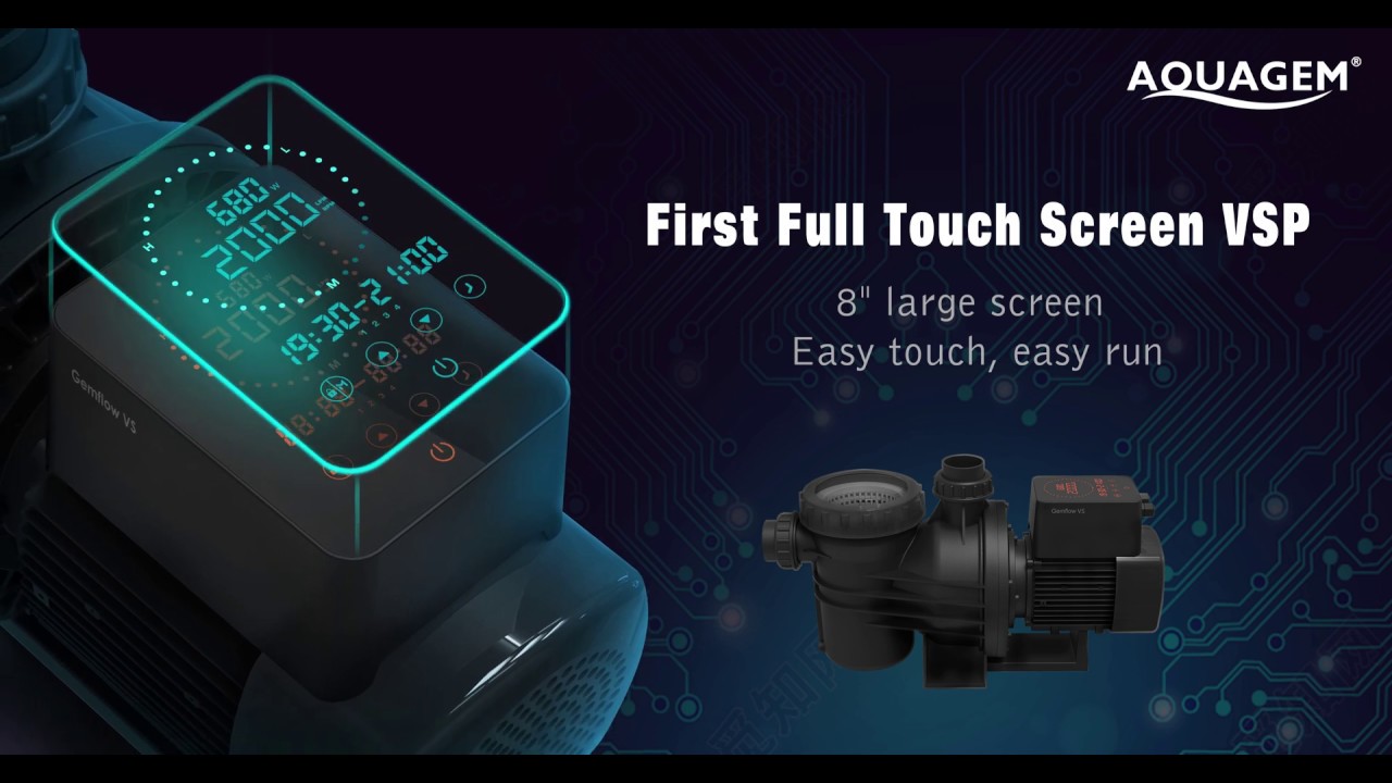 Gemflow VSP Variable Speed Pool Pump by Aquagem - YouTube