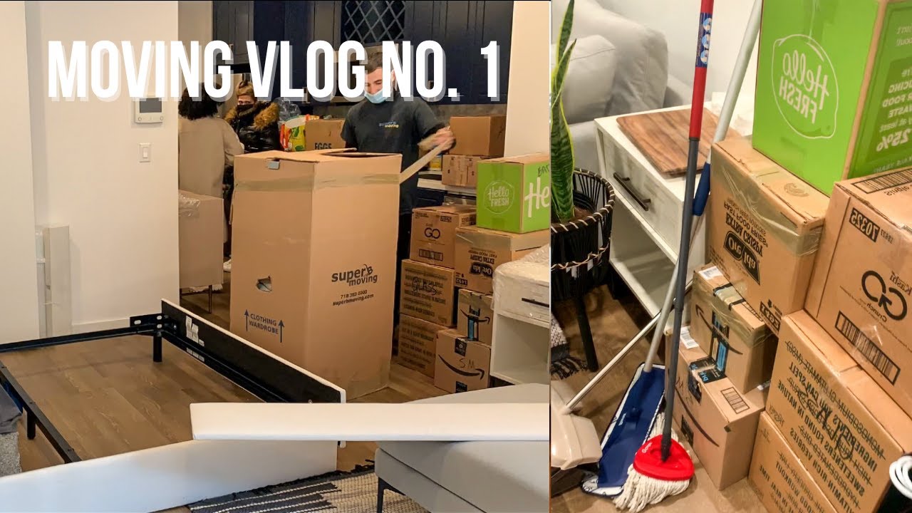 Moving Vlog 1| Moving Day & Celebrating NYE at the New Apt - YouTube