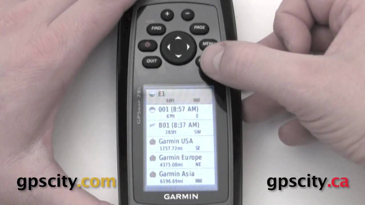 Proximity waypoints on the Garmin GPSMap 78 Series @ GPSCity - YouTube