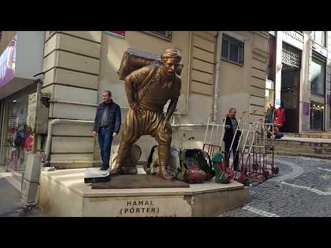 İstanbul Eminönü'nde Hamalların Toplanma Noktası - Hamal Porter