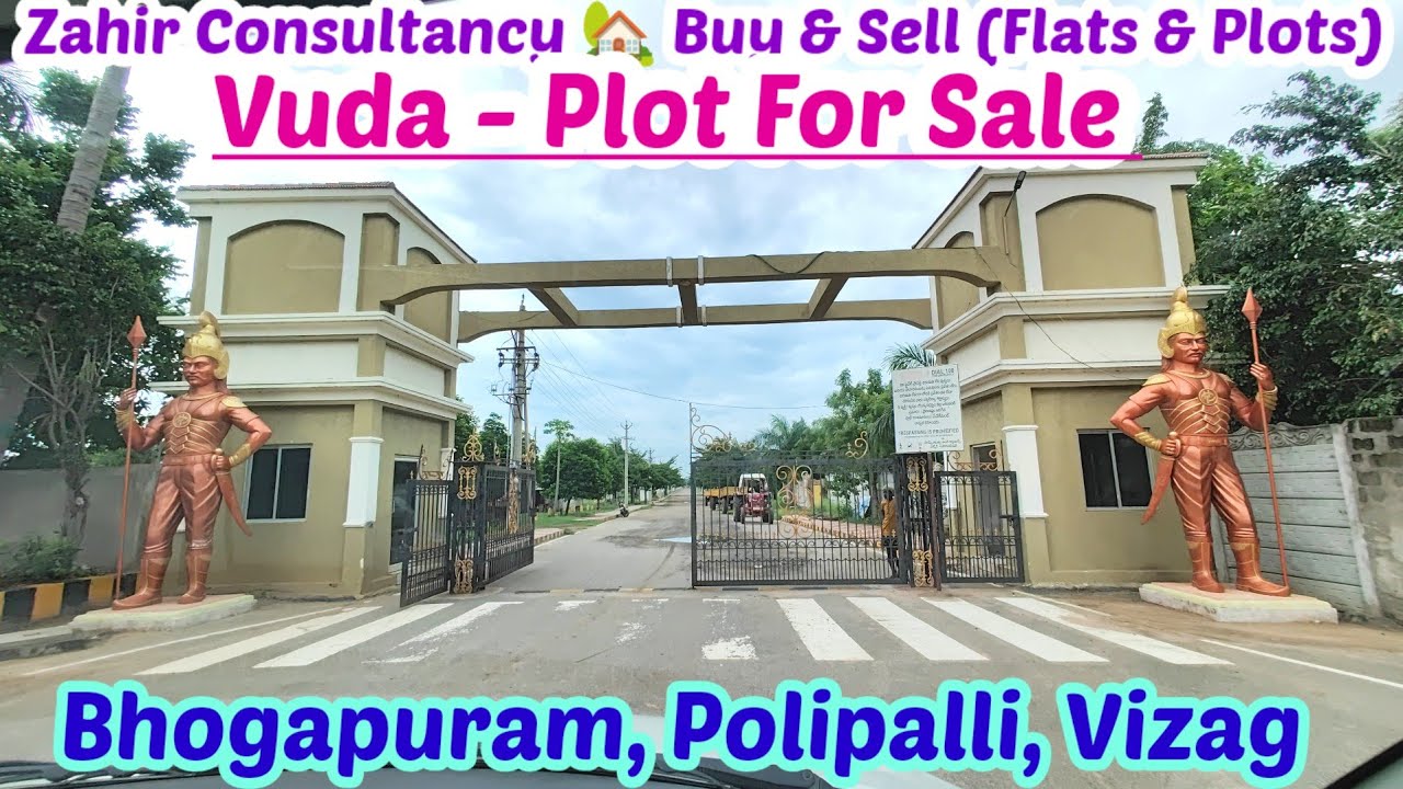 🆔-813 || Bhogapuram Vuda plot for sale || Vuda plot for sale in ...