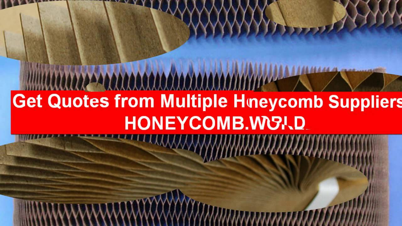cardboard honeycomb wall panels - YouTube