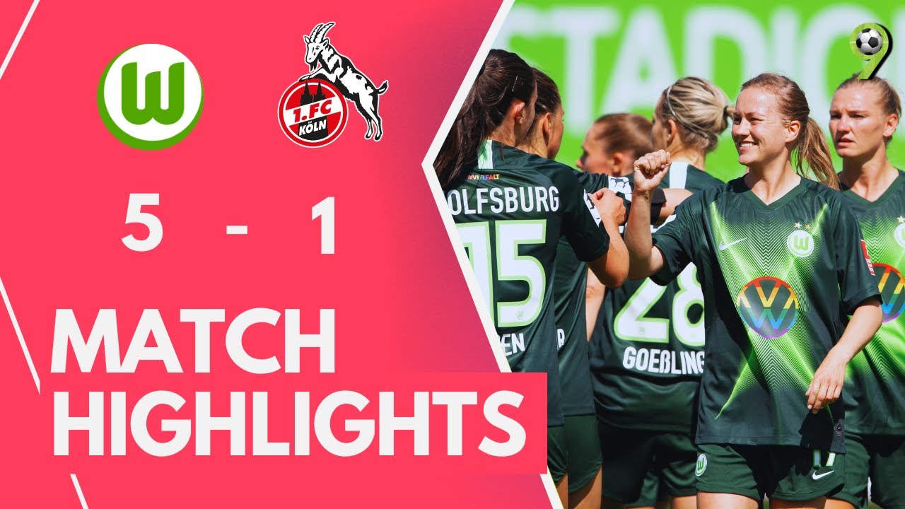 VfL Wolfsburg vs 1 FC Köln | Women's Bundesliga Matchday 3 Highlights 2024 - YouTube