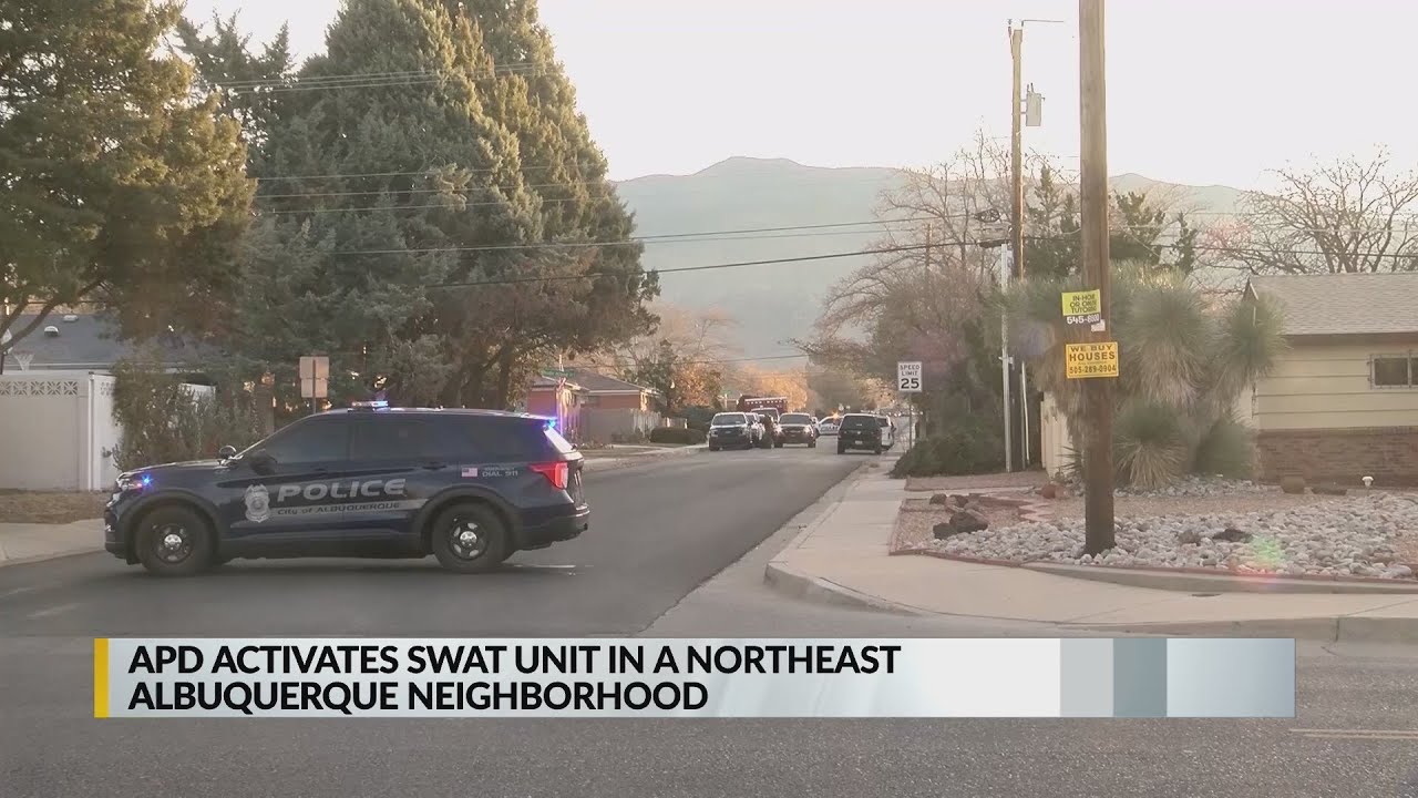 Suspect in custody following SWAT activation in northeast Albuquerque ...