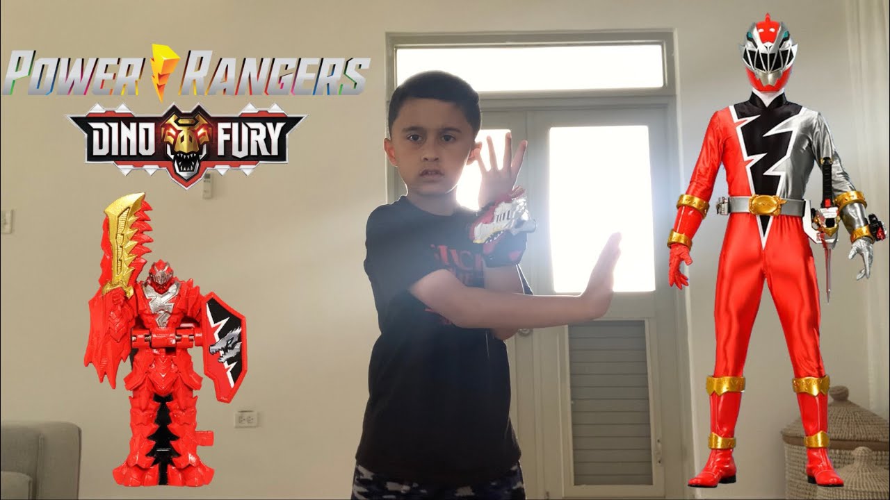 Power Rangers Dino Fury Red Ranger Morph Remake [FAN MORPH] - YouTube
