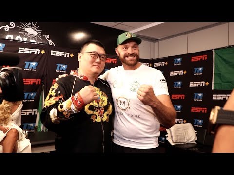 TYSON FURY MEETS VINCE VAUGHN, JUNLONG ZHANG (19-0 CHINESE HEAVYWEIGHT ...