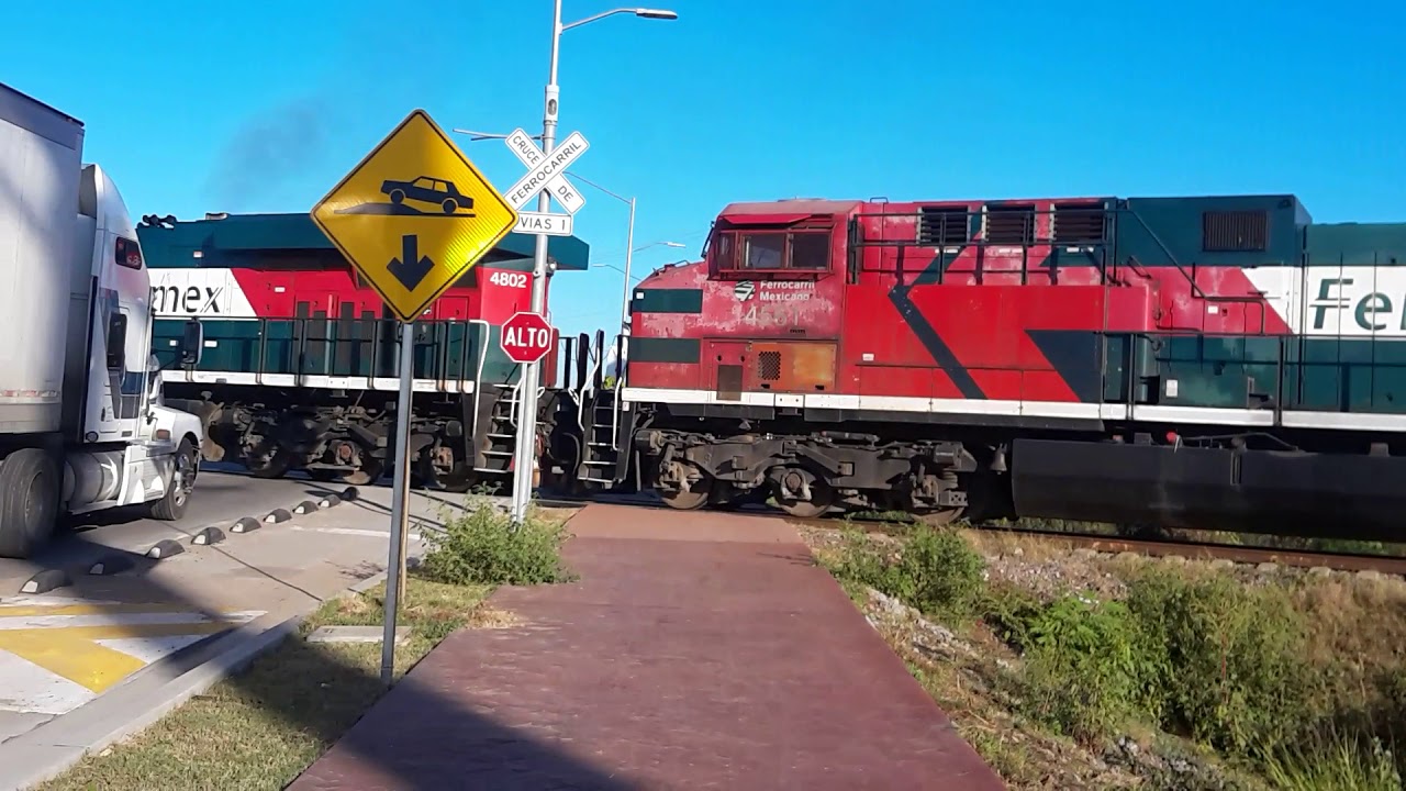 FXE 4802 4567 rumbo norte - YouTube