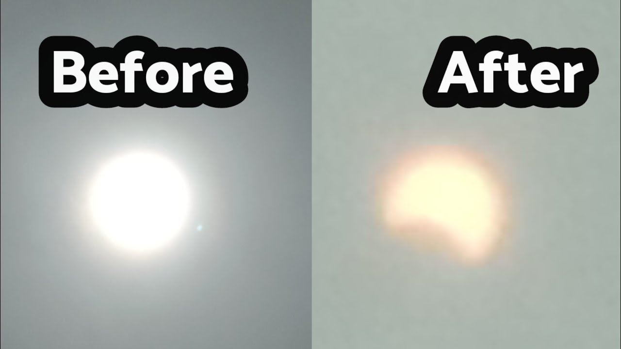 How to take a pic of solar eclipse using mobile camera - YouTube