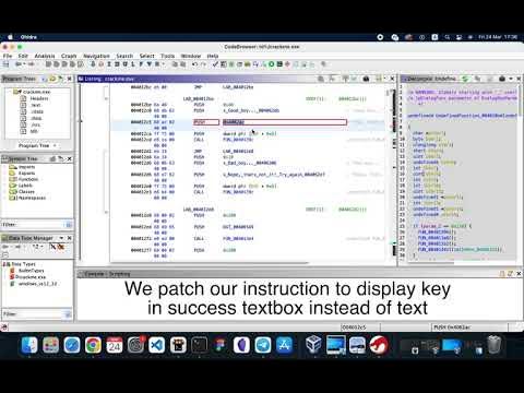 Reverse engineering with Ghidra. Make keygen | ASM X86 | CTF ep1s0 - YouTube