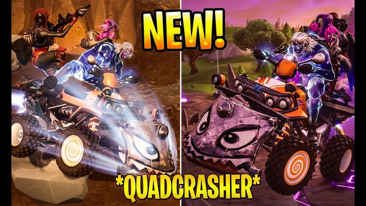 Fortnite Rocket ATV / Quad Crasher Stunts || Season 6 - YouTube