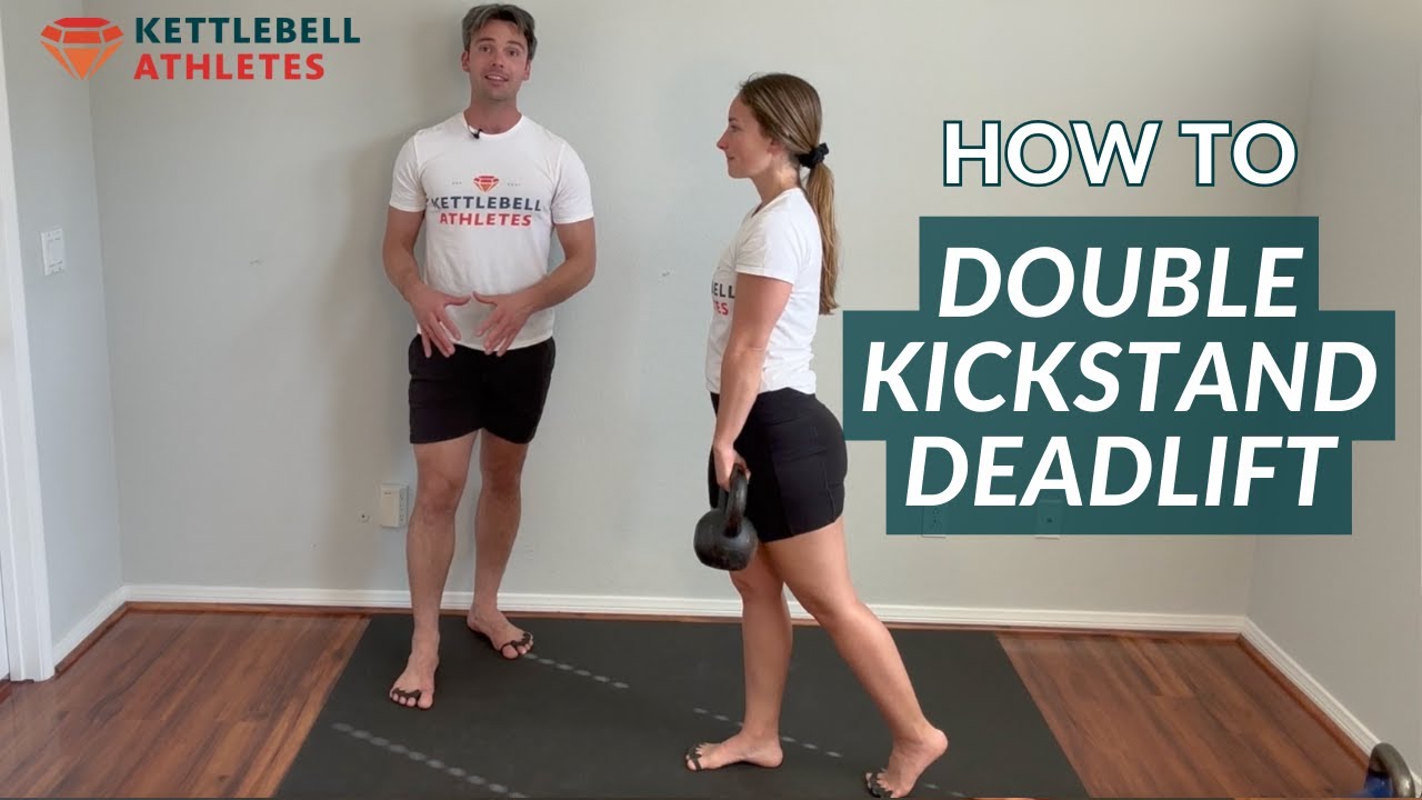 Double Kettlebell Kickstand Deadlifts | Kettlebell Athletes - YouTube