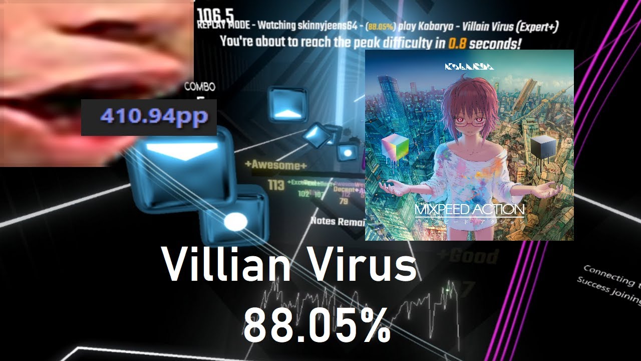 Villain Virus 400 pp - Beat Saber - YouTube