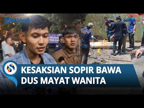 Kesaksian Sopir Pikap Bawa Dus Berisi Jenazah Wanita di Bandung, Curiga Bau Menyengat