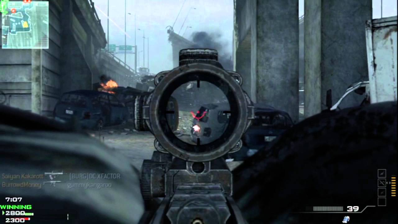 MW3: TDM 5 Type-95 ACOG Silenced = Beast - YouTube
