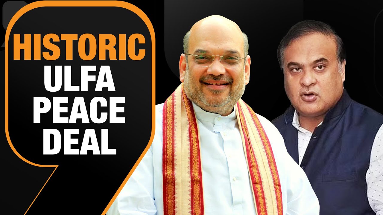 ULFA Signs a Historic Peace Accord with the Government | News9 - YouTube