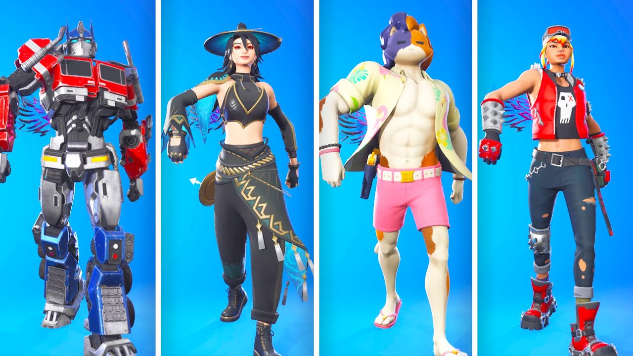 Fortnite Swagger Strut Emote With Popular Skins! (Optimus Prime, Era ...