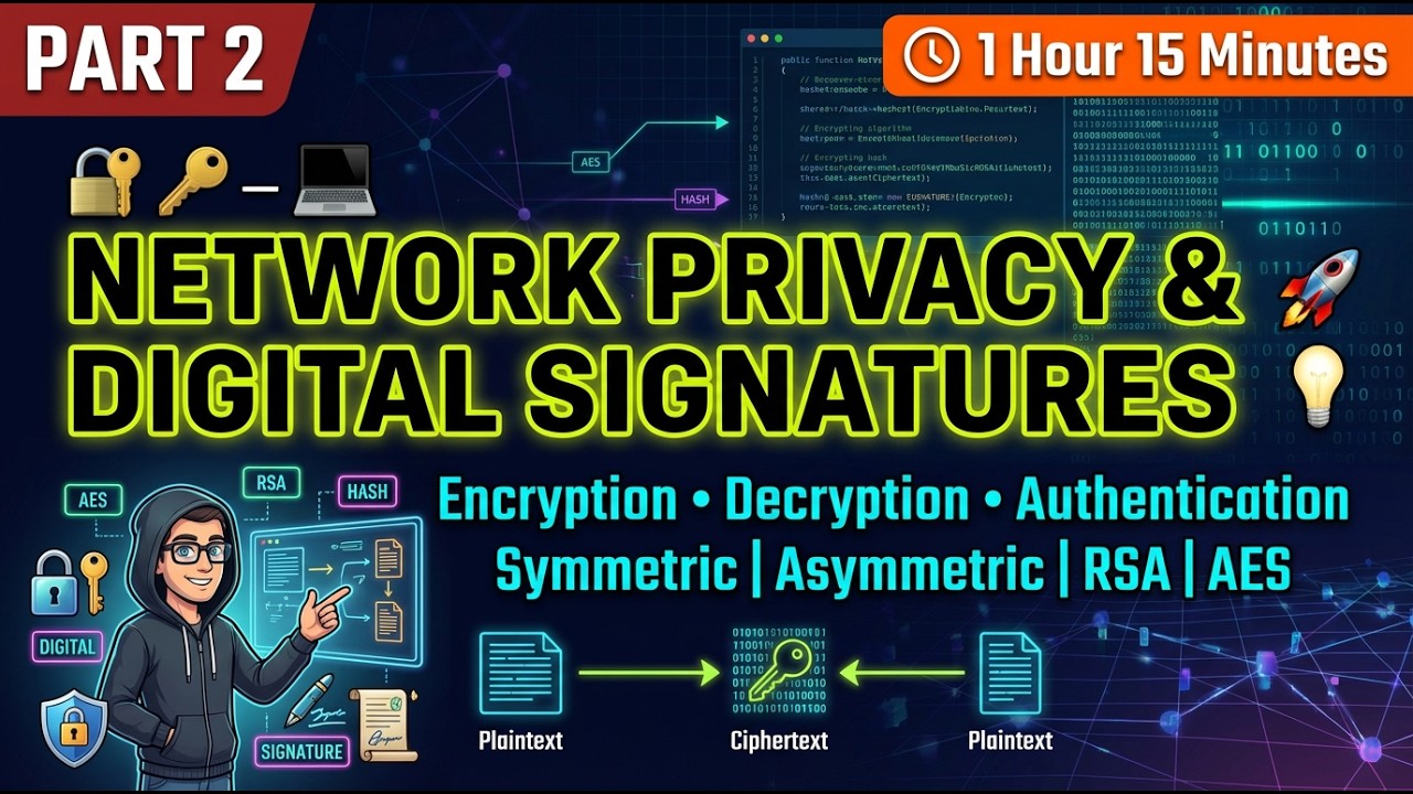 Computer Network & Digital Signatures | Encryption,Decryption ...