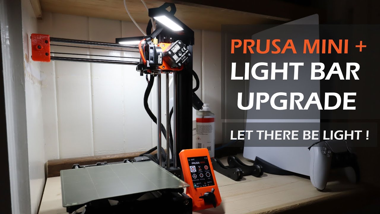 Adding a Light Bar to my Prusa MINI + - YouTube