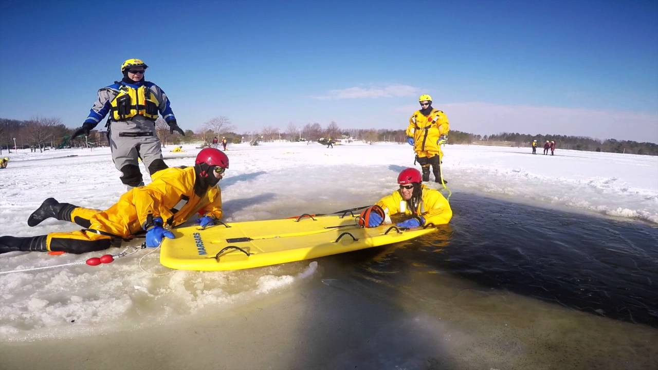 Surface Ice Rescue | FF1 New Jersey - YouTube