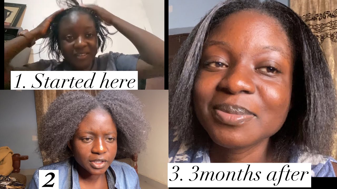 Hair Update; 3 months after severe relaxer damage// I’m shedding a lot ...