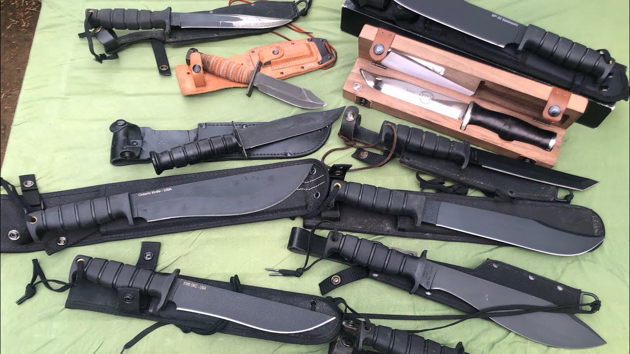 Knife Expo Day 7 - Ontario OKC Knives Rare for sale ( you don’t want to ...