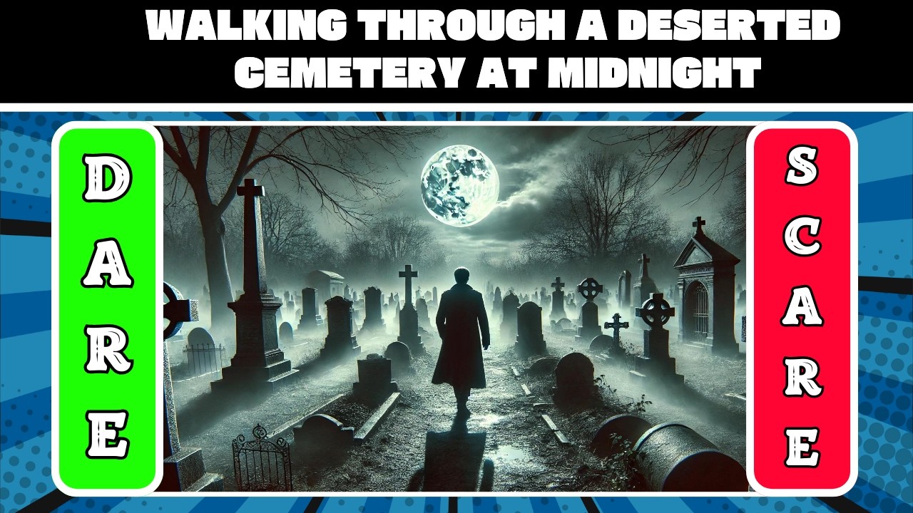 Dare OR Scare? l 50 Scary Challenges l Quiz Mister Owl - YouTube