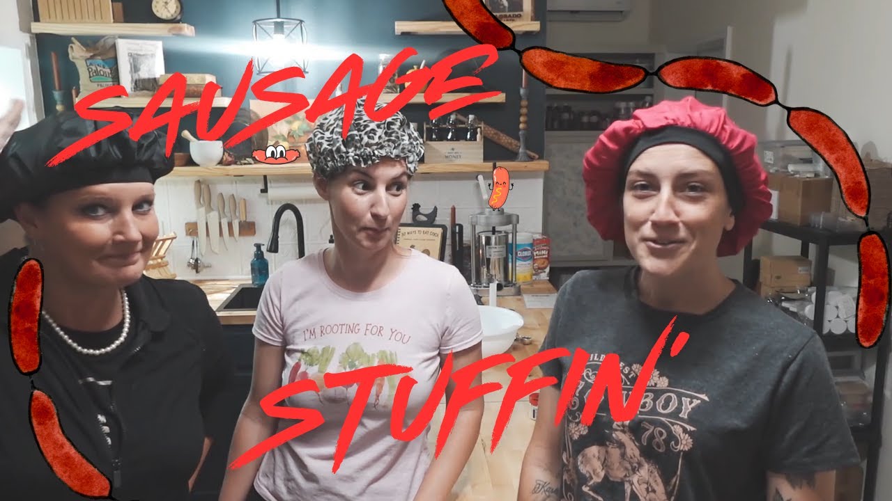 Stuffing Sausage with Steph! - YouTube