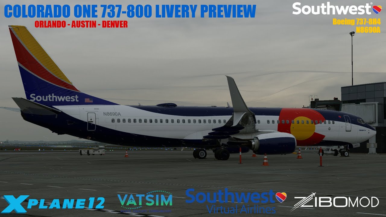 Colorado One 737-800 Preview Stream! | KMCO - KAUS - KDEN | SWA B738 ...
