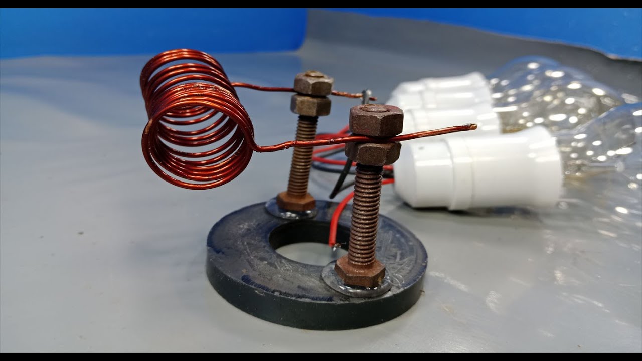New 240v Free Electricity Generator with Coper wire at Home Step by ...