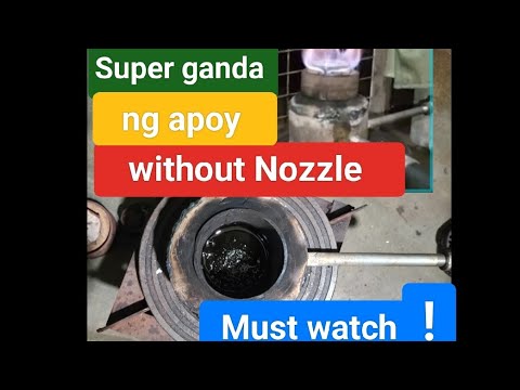 Diy Waste Oil Stove Super ganda ng apoy kahit walang nozzle "New ...