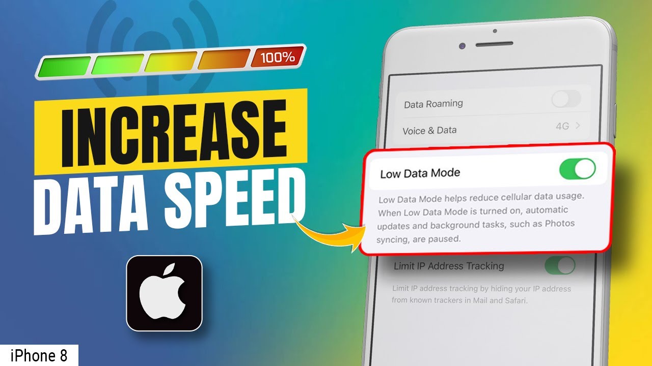 how to increase cellular data speed on iPhone 8 plus | Improve cellular ...