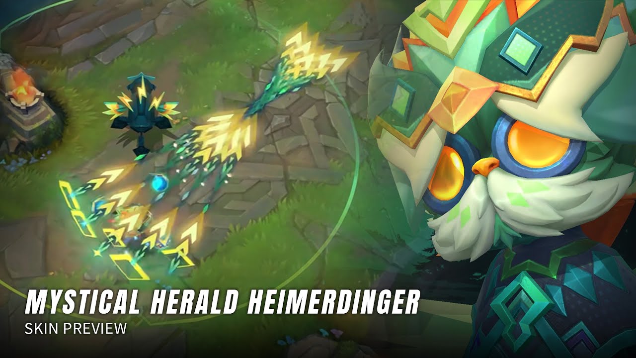 Mystical Herald Heimerdinger Skin Preview – League Of Legends Wild Rift ...